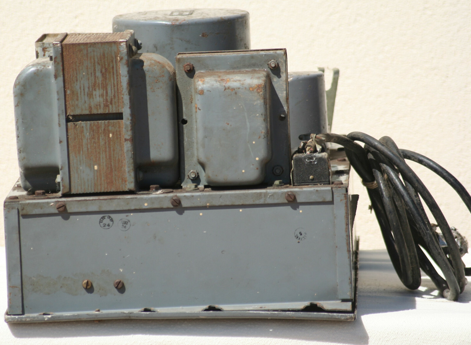 vintage tube power supply Ampex 375 western electric metal amplifier ...