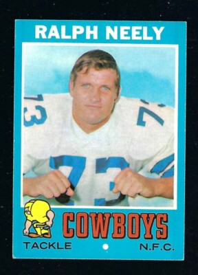 1971 Topps Football #88 Ralph Neely, Dallas Cowboys, EX-MT! | eBay