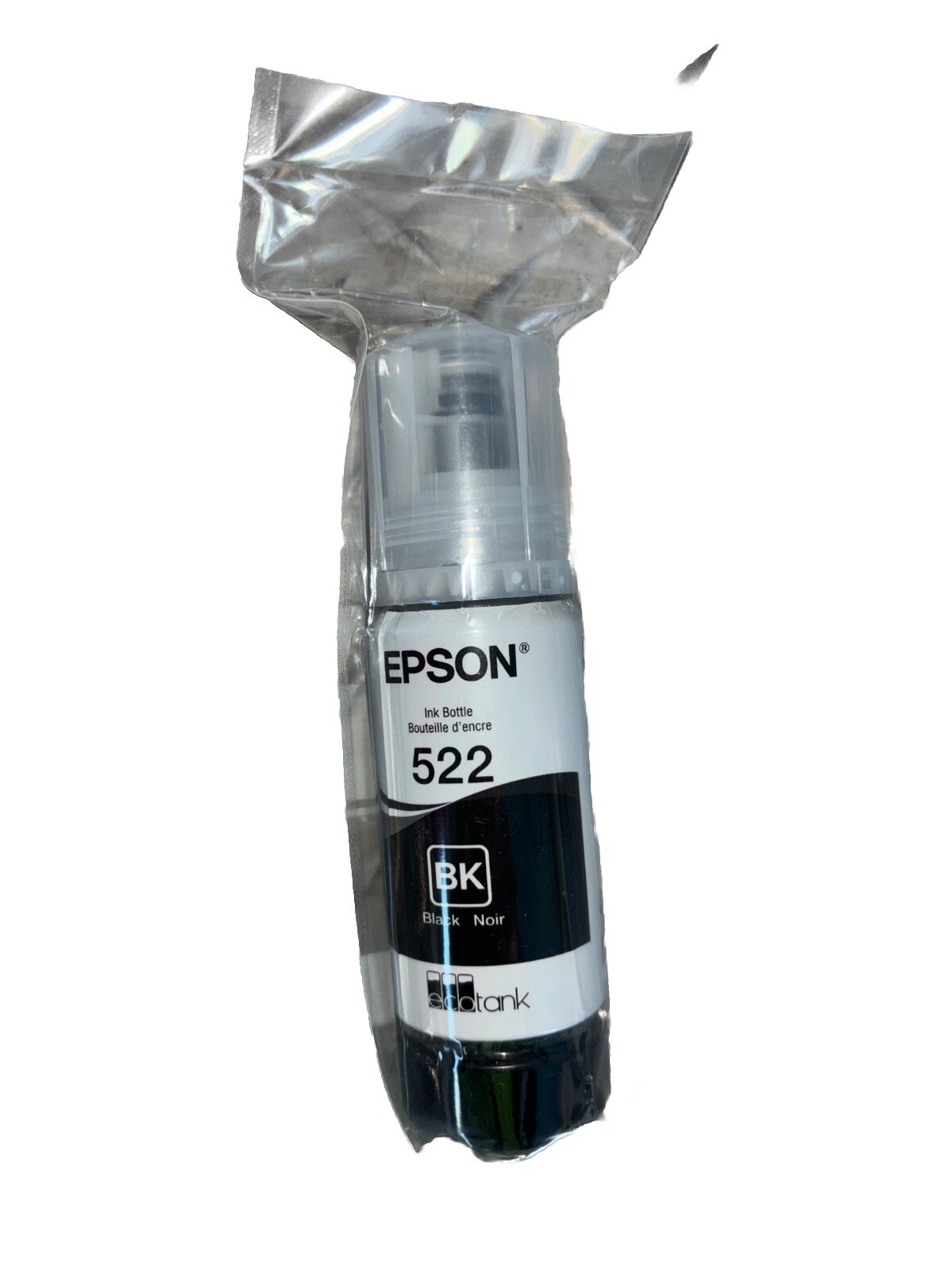 Genuine Epson 522 Ink 4 Color Combo 65ml Bottles for Eco Tank Printers ...