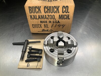 Buck Chuck No. 1144 4-Jaw, Independent Forged Steel Chuck 4” | eBay