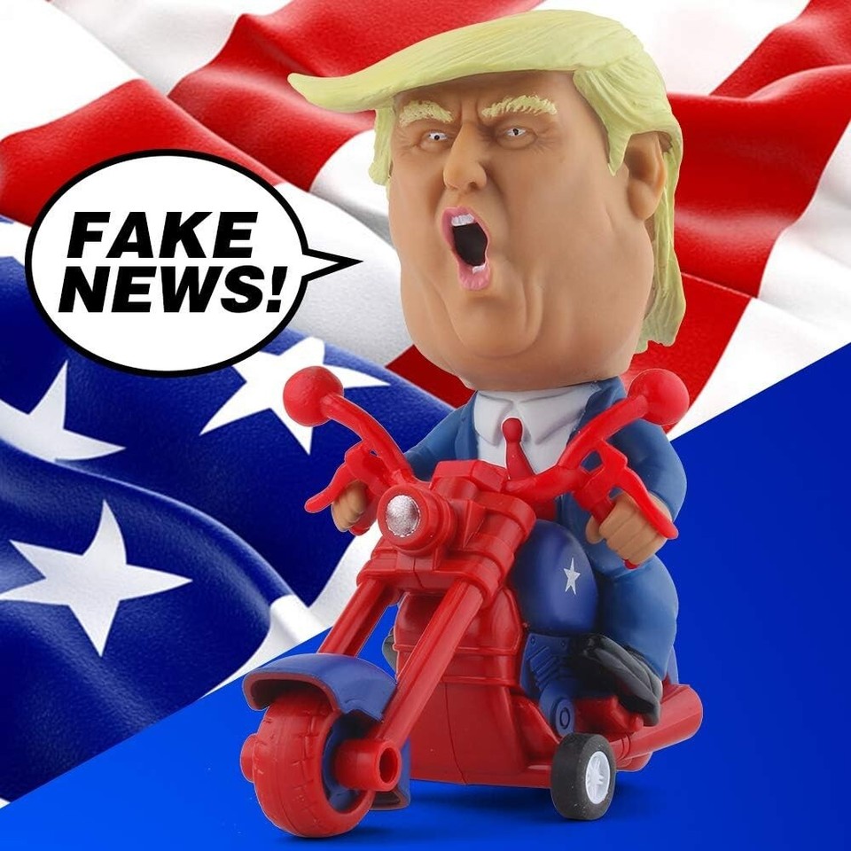 Pull My Finger Farting Donald Trump Plush Figure 2024 Toy Figure Riding ...