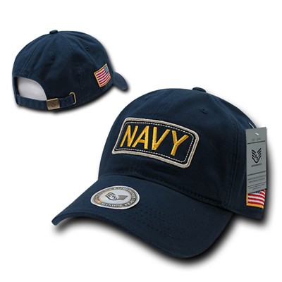 United States US Navy USN Military Flag Baseball Polo Washed Cotton Cap ...
