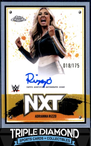 2025 Topps Chrome WWE Adrianna Rizzo NXT Autograph Auto Refractor #018/ ...