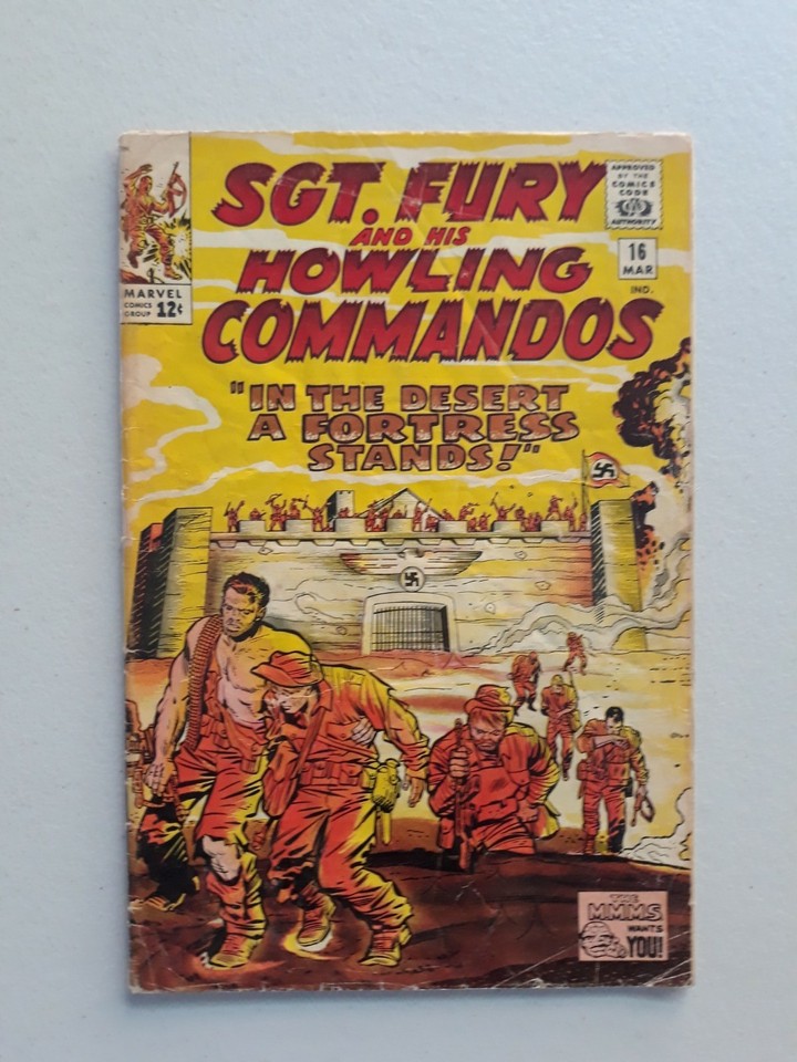 Sgt. Fury And His Howling Commandos 15, 16, 17 Marvel Comics 1965 Jack ...