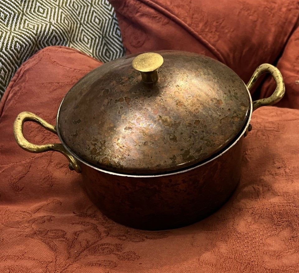 Copper Bottom Cook Pot With Lid, Good condition | eBay UK