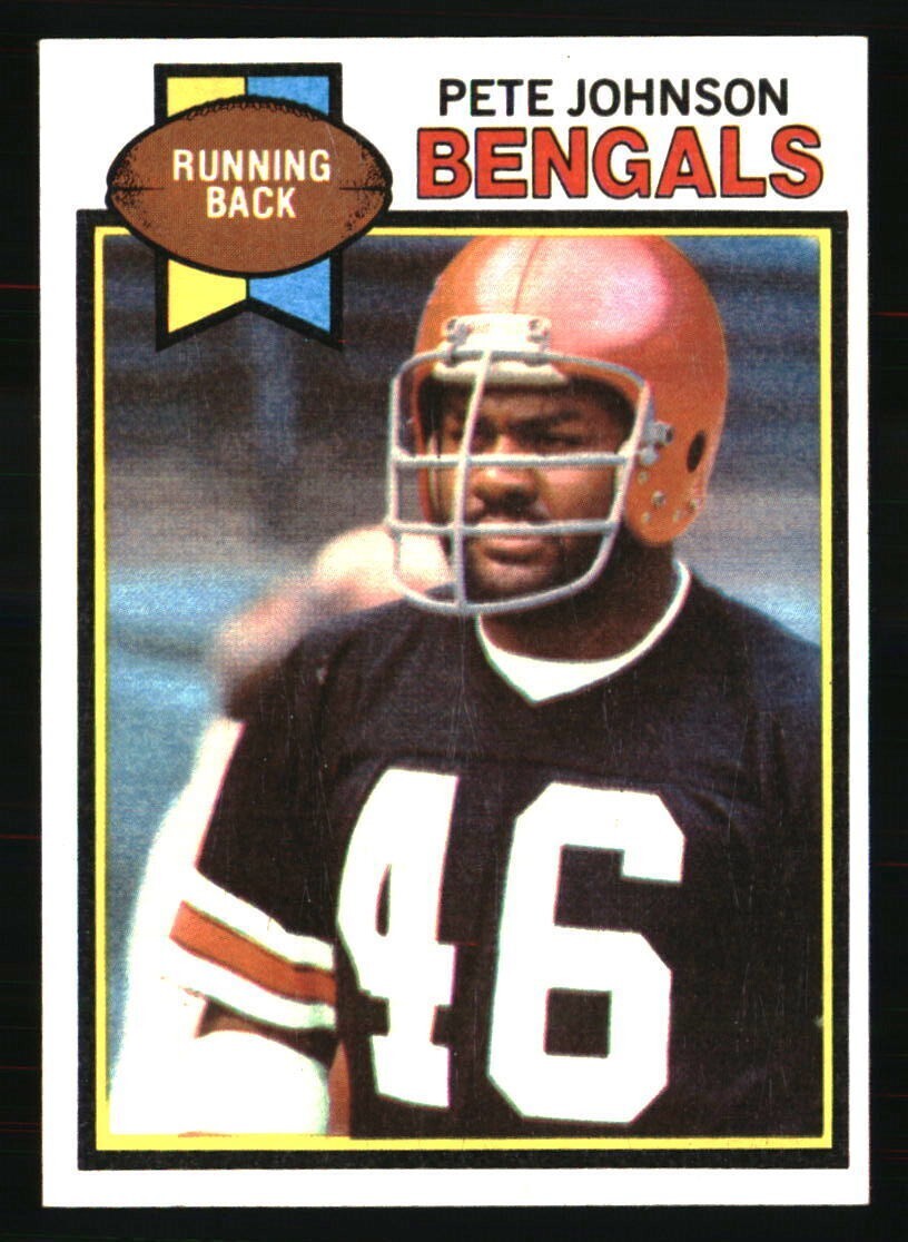 1979 TOPPS Football Vintage Trading Card #34 🏈 PETE JOHNSON, Cincinnati ...