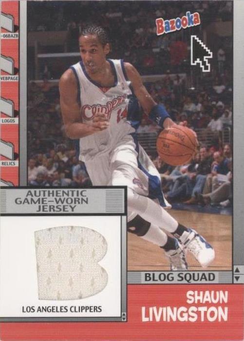 2005-06 Topps Bazooka - Blog Squad Shaun Livingston #BBS-SL (MEM) for ...