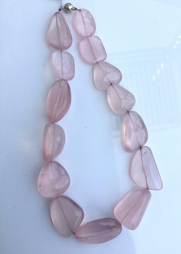 Rose Quartz Smooth Tumbles Natural Gemstone | eBay