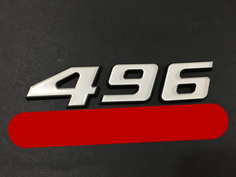 694 469 649 496 Stroker Engine ID Fender Hood Scoop Badge Emblems ...