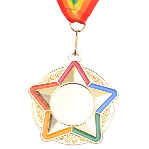 Honor Medal Shiny Commemorative Golden Silver Bronze Metal Medal Wear ...