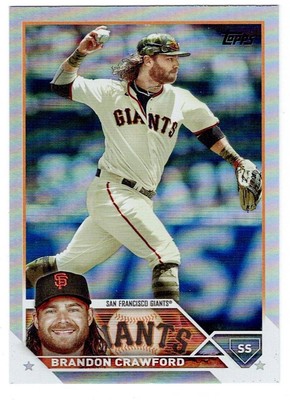 2023 Topps Rainbow Foil Brandon Crawford #66 | eBay
