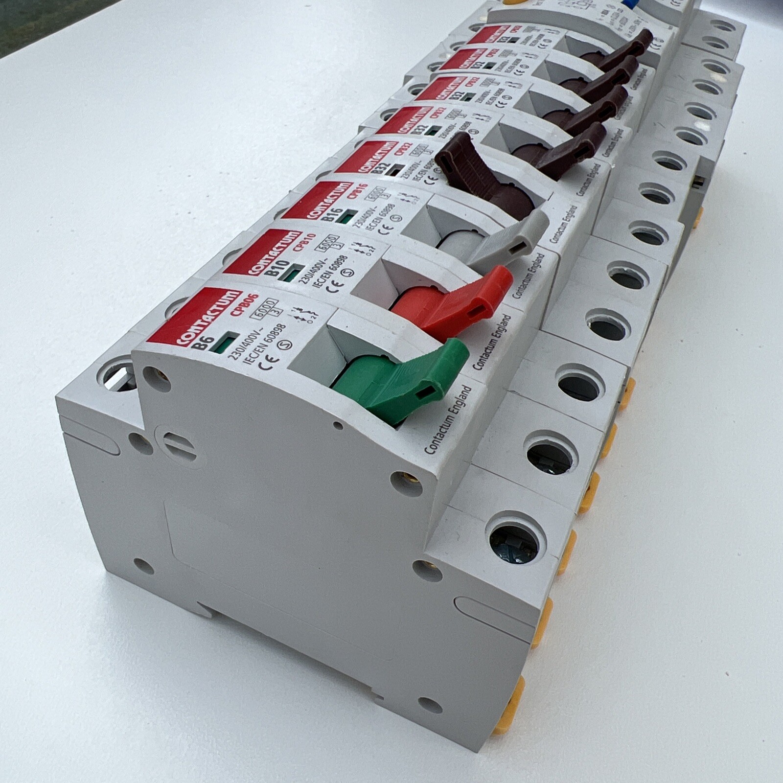 CONTACTUM MCB CPB Curve RANGE 6a 10a 16a 40a 80A RCD 30mA CIRCUIT ...