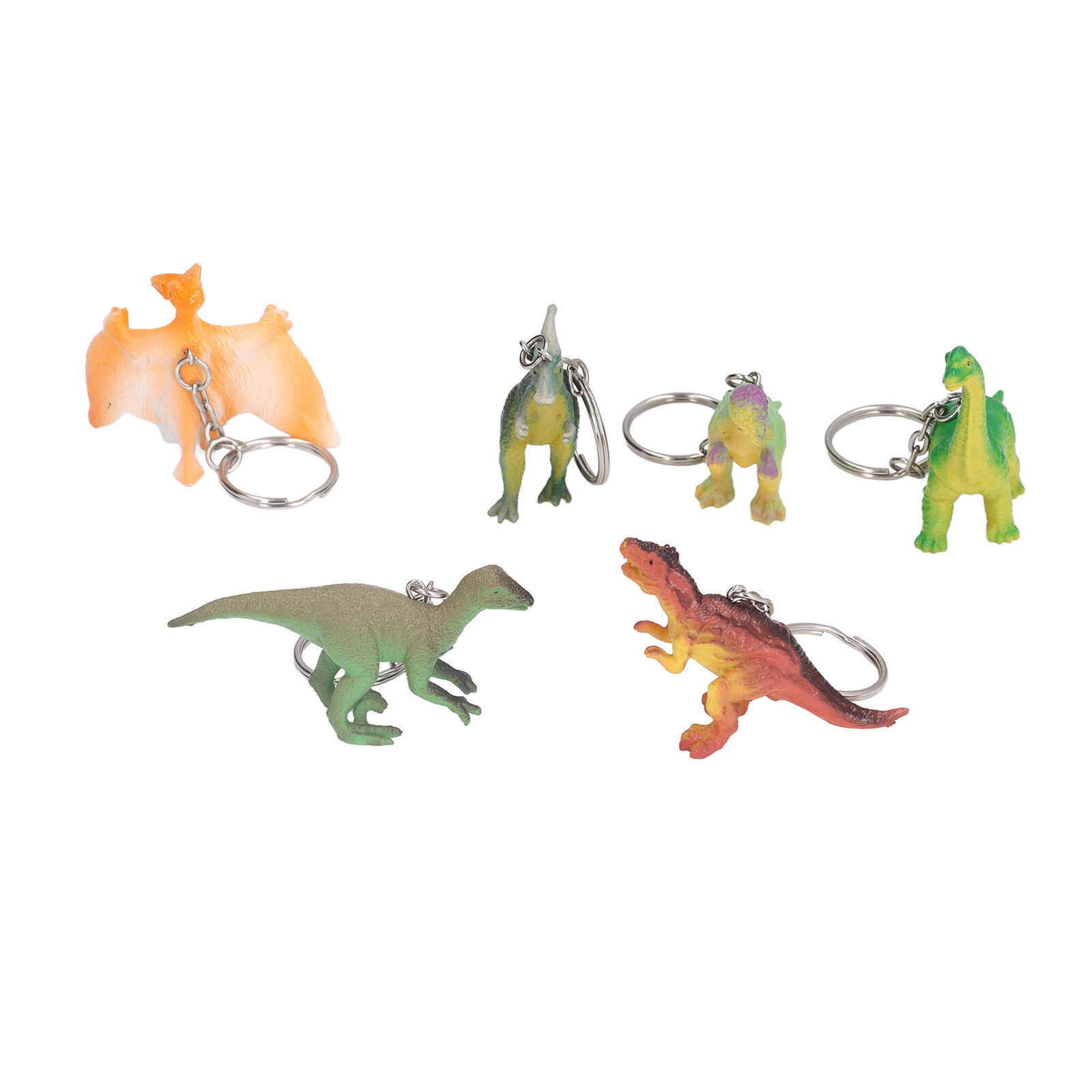 12Pcs Dinosaur Keychains Vivid Lovely Small Light Different Styles | eBay