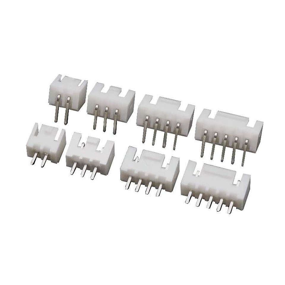 2 to 12 Pin JST XH2.5mm PCB Header Connector Kit - Straight Pin/Right ...