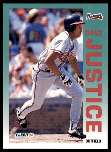 1992 Fleer David Justice Baseball Cards #360 | eBay