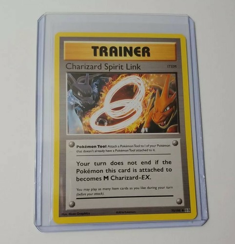 Charizard Spirit Link 75/108 XY Evolutions NonHolo Rare Uncommon NM-M ...