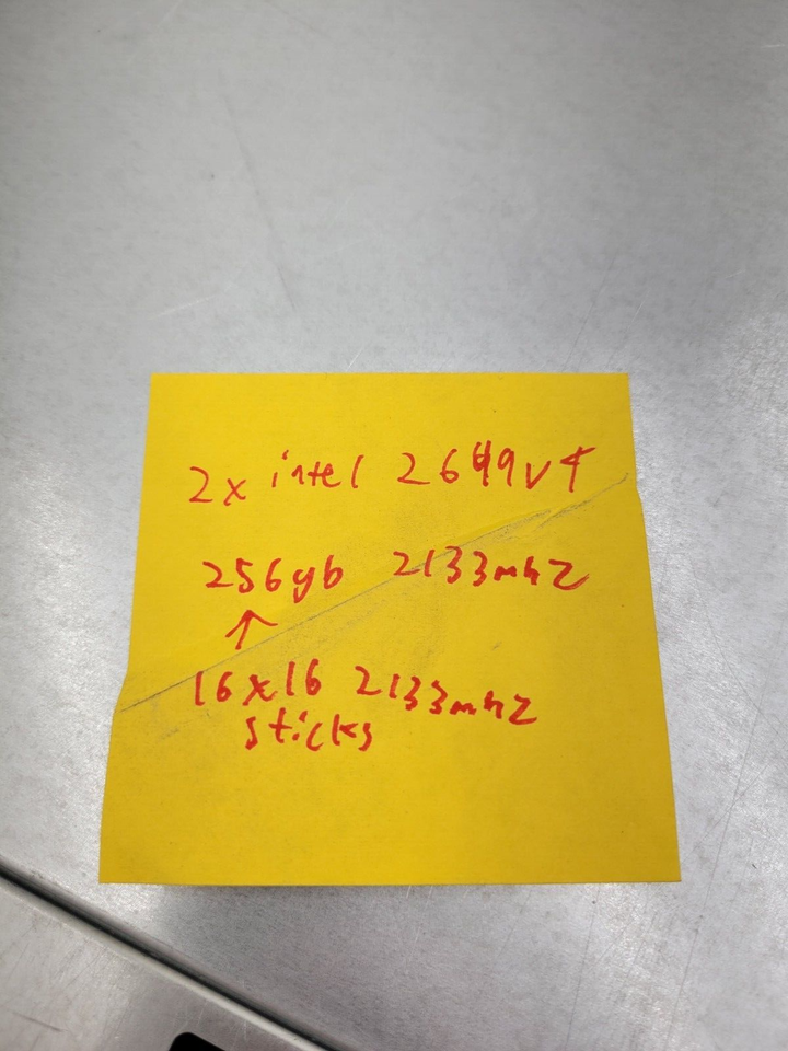 Intel S2600WT 1U 4-Bay LFF Workstation Server 2X E5-2699v4 256Gb RAM ...