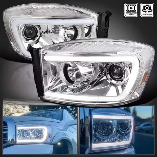 Fits 2006-2008 Dodge Ram 1500 2500 Switchback LED Signal Projector ...