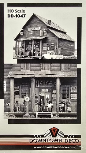 Downtown Deco HO Scale COUNTY LINE STORE Cast Hydrocal Building Kit DD ...