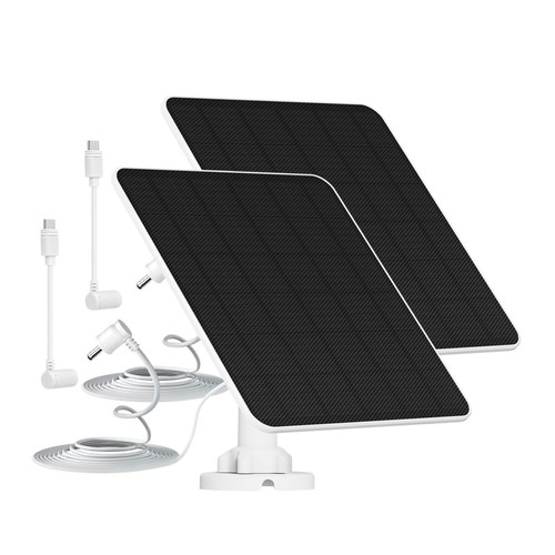 Solar Panel for Ring Camera, 5W Camera Solar Panel Compatible with Ring ...