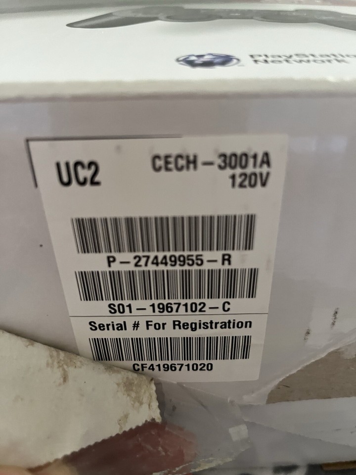 Sony PlayStation 3 Slim 160GB Console CIB* OPEN-BOX W/ Matching Serial ...