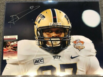 AARON DONALD AUTOGRAPHED SIGNED PITTSBURGH PANTHERS 16x20 PHOTO JSA COA ...