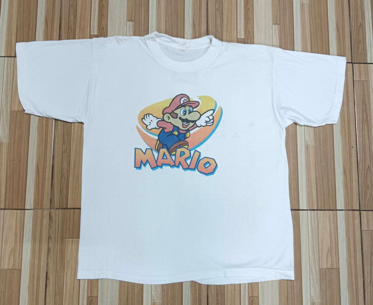 Vintage Mario 1990s Big Print Promo Orangina Juice Ni… - Gem