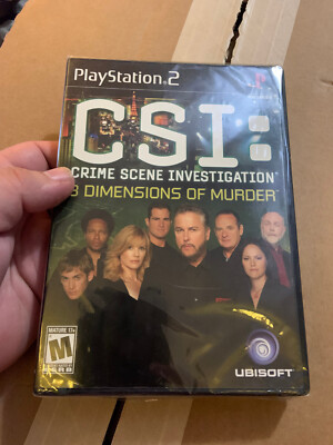 CSI: Crime Scene Investigation -- 3 Dimensions of Murder PS2 New ...