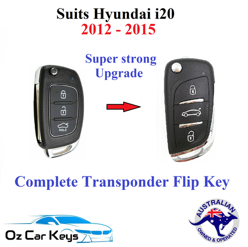REMOTE FLIP KEY SUITS HYUNDAI i20 2012 2013 2014 2015 | eBay Australia