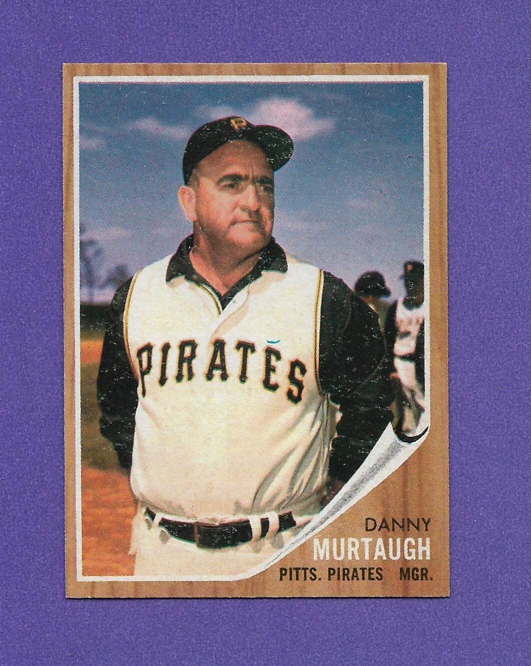1962 Topps #503 Danny Murtaugh Pittsburgh Pirates Manager Centered NRMT ...