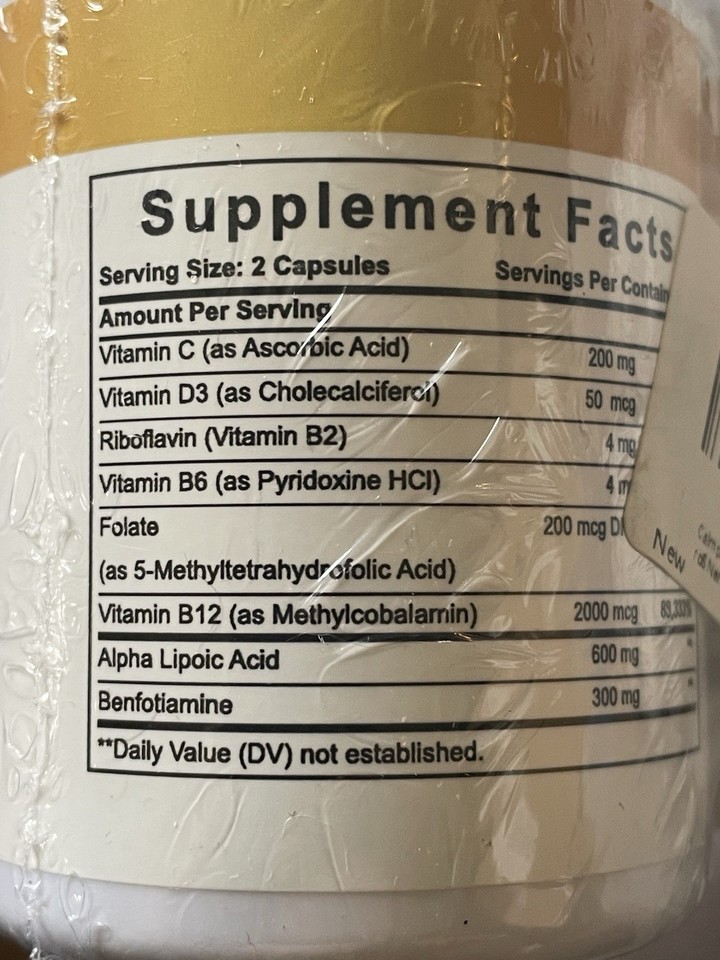 Calm Pro 5 Nerve Calming Support Formula (120 tot Capsules) 2-Pack New ...