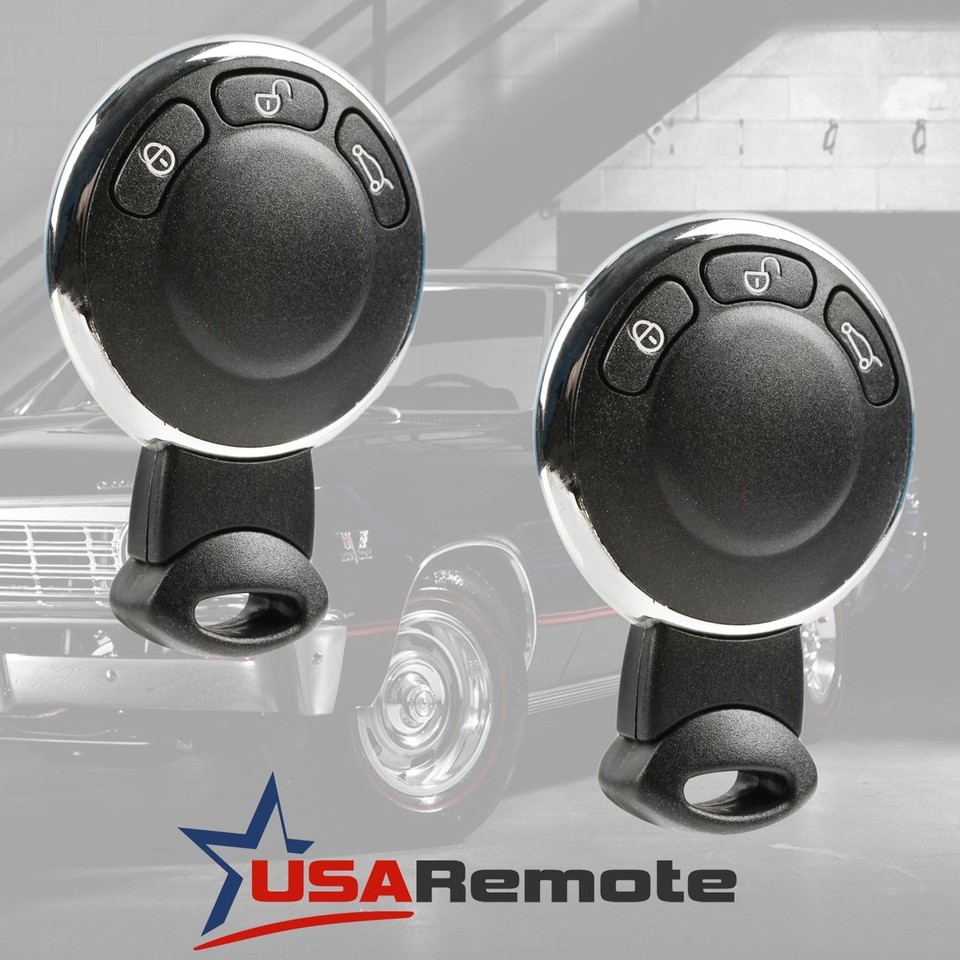 Key Fob fits 2007-2014 Mini Cooper/Mini Cooper Paceman Keyless Entry ...