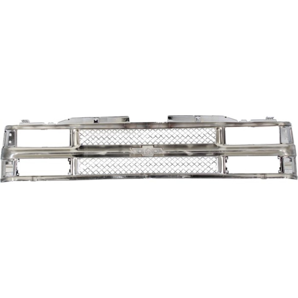 For Chevy C1500/K1500 Grille Assembly 1994-1999 Mesh Chrome Shell ...