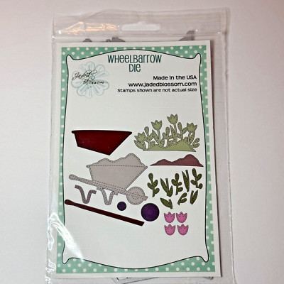 Jaded Blossom Wheelbarrow Die Plants Flowers Spring Builder Die Made in ...