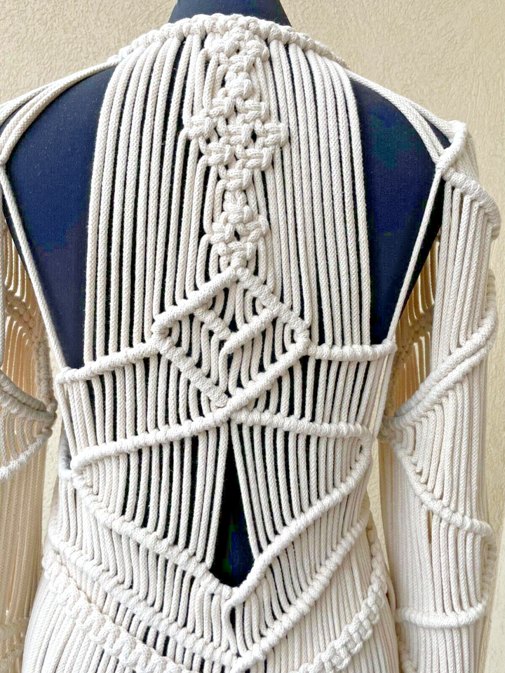 Macrame Jacket. Boho Handmade Jacket | eBay