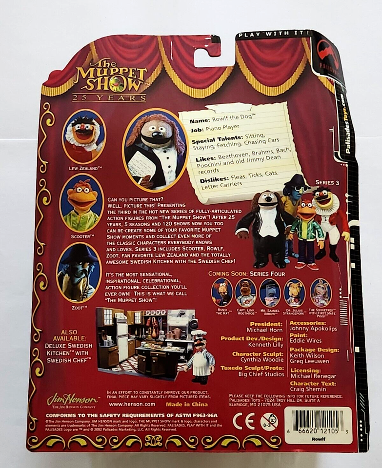 2002 - THE MUPPET SHOW ROWLF by PALISADES TOYS | eBay