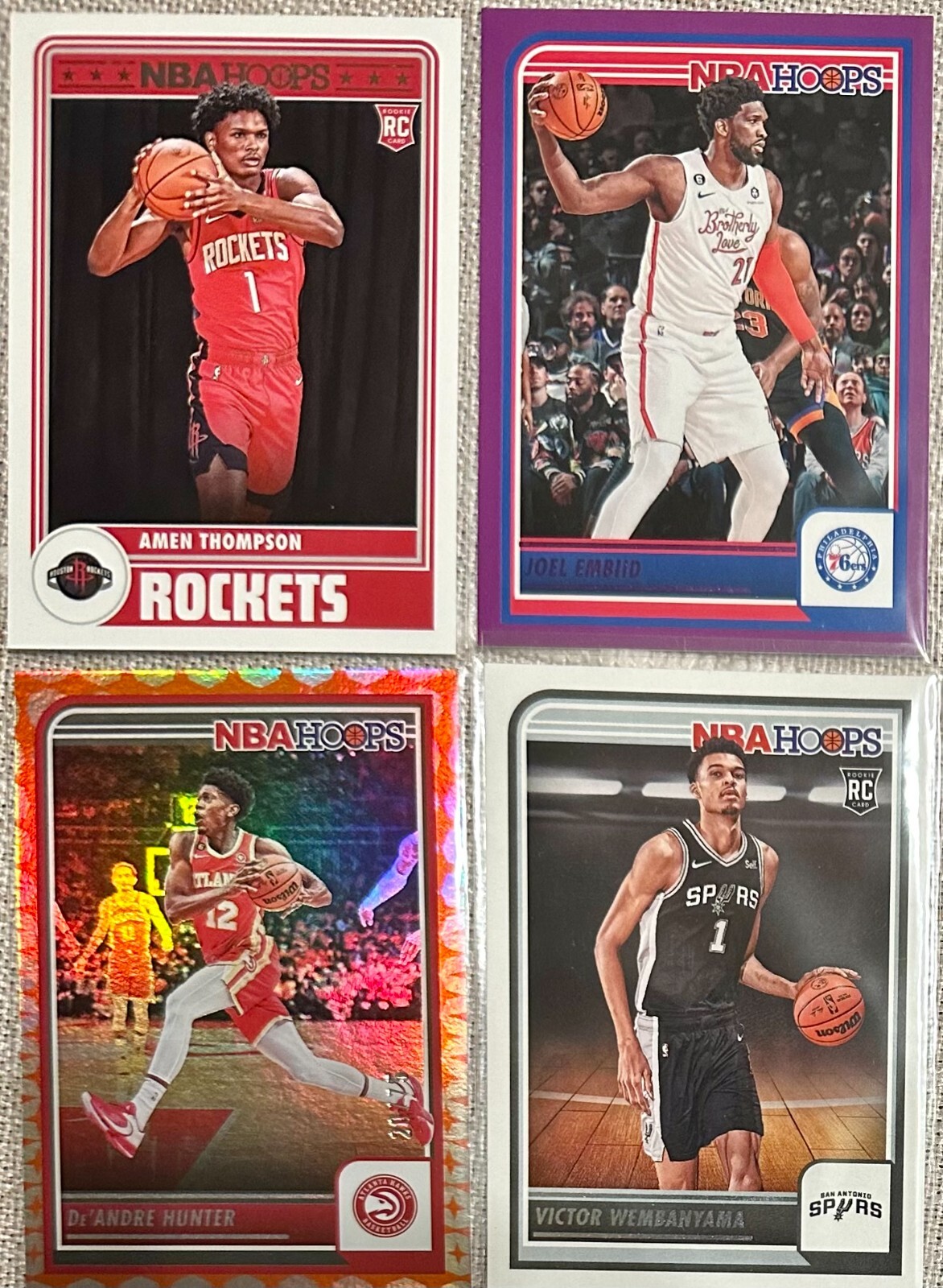 2023-24 NBA Hoops RCs, Tribute, Inserts, Color -Complete Your Set Who ...
