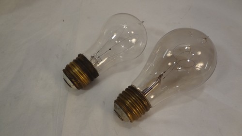 antique light bulbs porcelain insulated Edison bases good work unknown ...