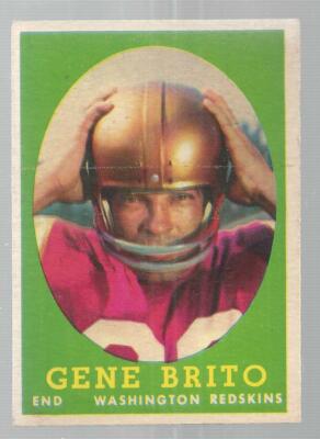 Gene Brito 1958 Topps NFL Football Trading Card # 113 | eBay