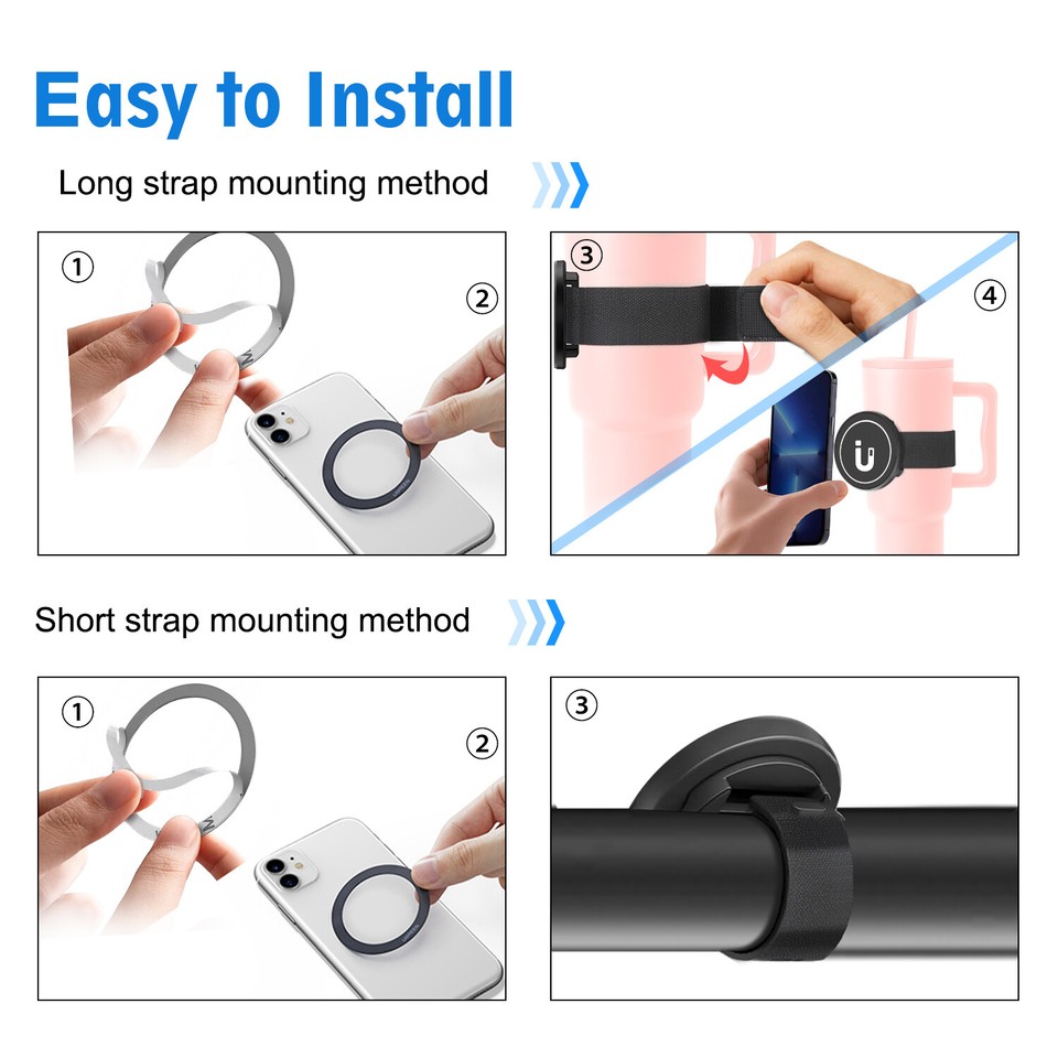 Magnetic Mobile Phone Strap for Bottle Stanley Cup Wrist Bike Phone ...