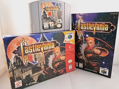Castlevania 64 (Nintendo 64, N64) Konami with Box, Manual, and Cover ...