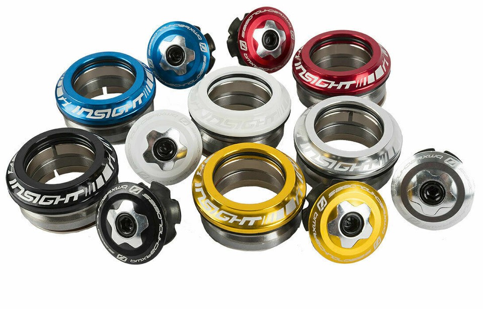 INSIGHT BMX INTEGRATED HEADSET 1" TO 1 1/8'' All Colors | eBay