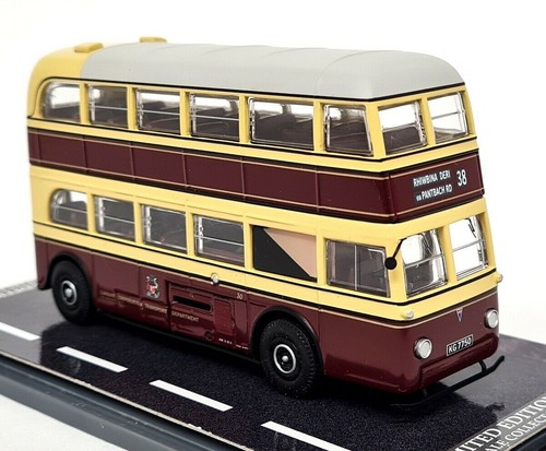 Corgi OOC 1/76 Scale OM45707 AEC Q Double Deck Cardiff Corpora Diecast ...