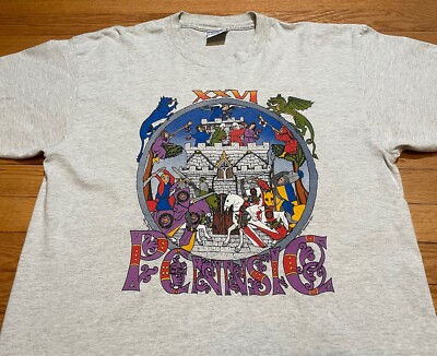 Vtg 90s 1997 Pennsic XXVI Renaissance Medieval Fair T-Shirt Size XL | eBay
