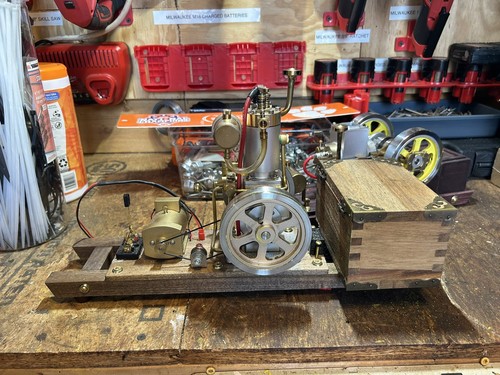 M91 ETX Vertical Hit and Miss water cooled Engine mounted on custom ...