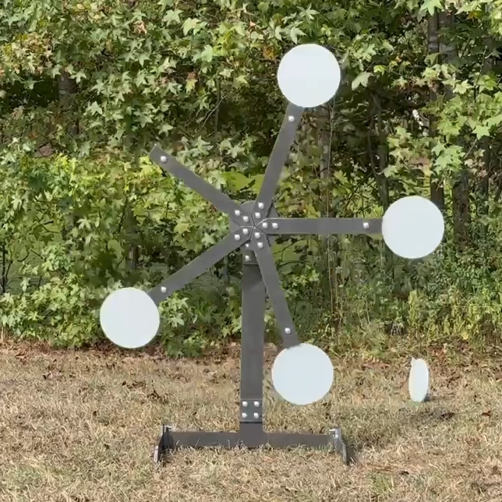 AR500 Portable Texas Star “No Weld” Reactive Steel Shooting Target ...