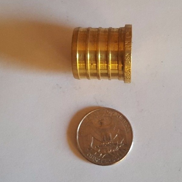 25 PIECES 1" PEX PLUG (END CAP) - BRASS CRIMP FITTINGS (LEAD-FREE) | eBay