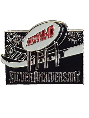 Vintage Arrowhead Stadium 1997 Silver Anniversary Lapel Hat Pin KC ...