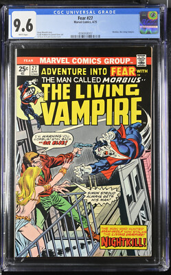 FEAR #27 (1975) - CGC GRADE 9.6 - MORBIUS LIVING VAMPIRE APPEARANCE! | eBay