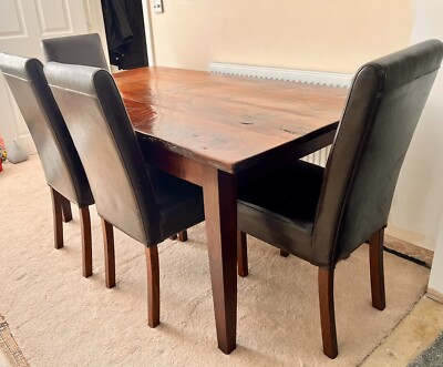 Lombok Dining Table and 6 Chairs | eBay UK